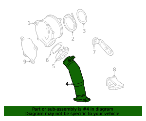 12671086 - Front Exhaust Pipe with Bushing 2017-2024 GM | Gateway Buick ...