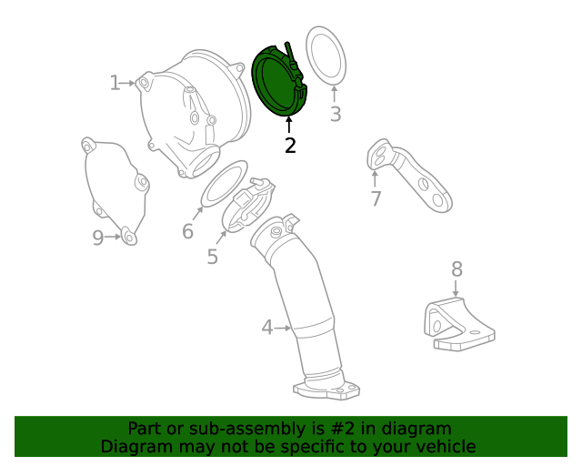 12683878 - Catalytic Converter Clamp 2017-2024 GM | Londoff Discount Parts