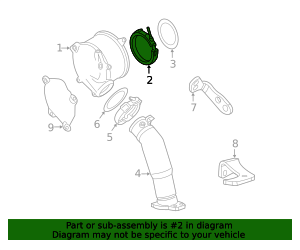 2017-2024 GM Catalytic Converter Clamp 12683878 GM | GMPartsDirect.com