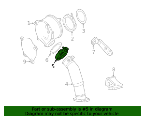 2017-2025 GM Exhaust Pipe Clamp 12683493 | GM OEM Parts Online