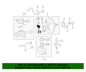 83390-28120 - Vacuum Switch - 2016-2023 Toyota | DiscMonster