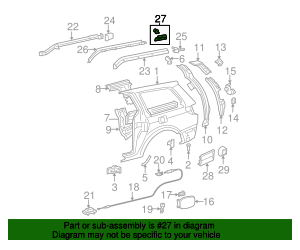 68374-08011 - Molding - 2004-2010 Toyota Sienna | nashuatoyota