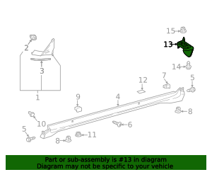 2018-2022 Toyota C-HR Deflector 65632-10010 | Toyota Parts Center
