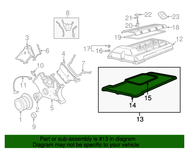 Genuine BMW 11-12-9-069-872 | Valve Cover Gasket | FREE Shipping on ...