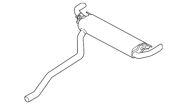 Genuine BMW 18-30-8-487-381 | Rear Muffler | FREE Shipping on Most ...