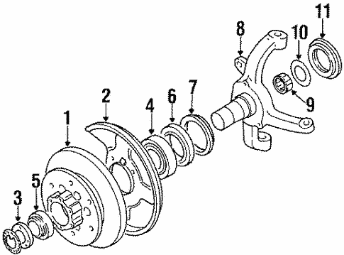 Front Suspension for 1988 Isuzu Trooper | Isuzu Parts Center