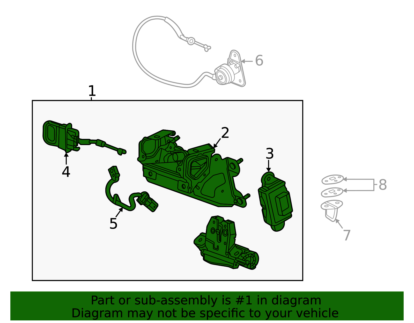 86782301 - Latch 2020-2025 Chevrolet Corvette | AutoNation Parts