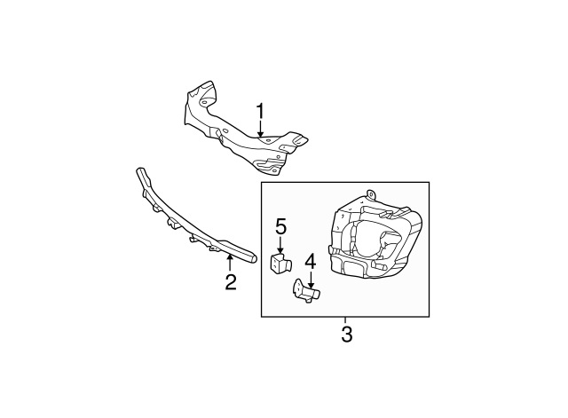 163-620-06-16 - Radiator Support Tie Bar 1998-2005 Mercedes-Benz ...