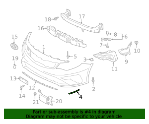 86551-D4500 - Front Bracket 2020 Kia Optima | Kia.Parts Store