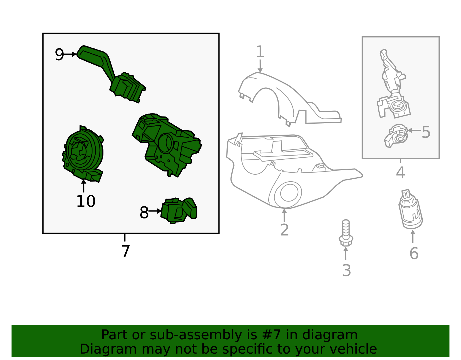 2019-2023 Ford Ranger Switch Housing KB3Z-3F791-BB | Ford OEM Parts Outlet
