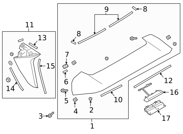 2019-2023 Subaru Switch Panel Screw 904500034 | Subaru Parts For You