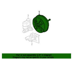 2005-2007 GM Power Brake Booster 19432809 | OEM Parts Online