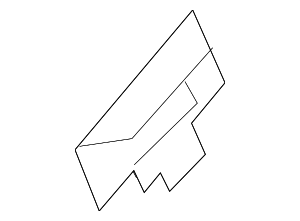 253-690-07-00 - Windshield Pillar Trim Bracket 2020 Mercedes-Benz ...