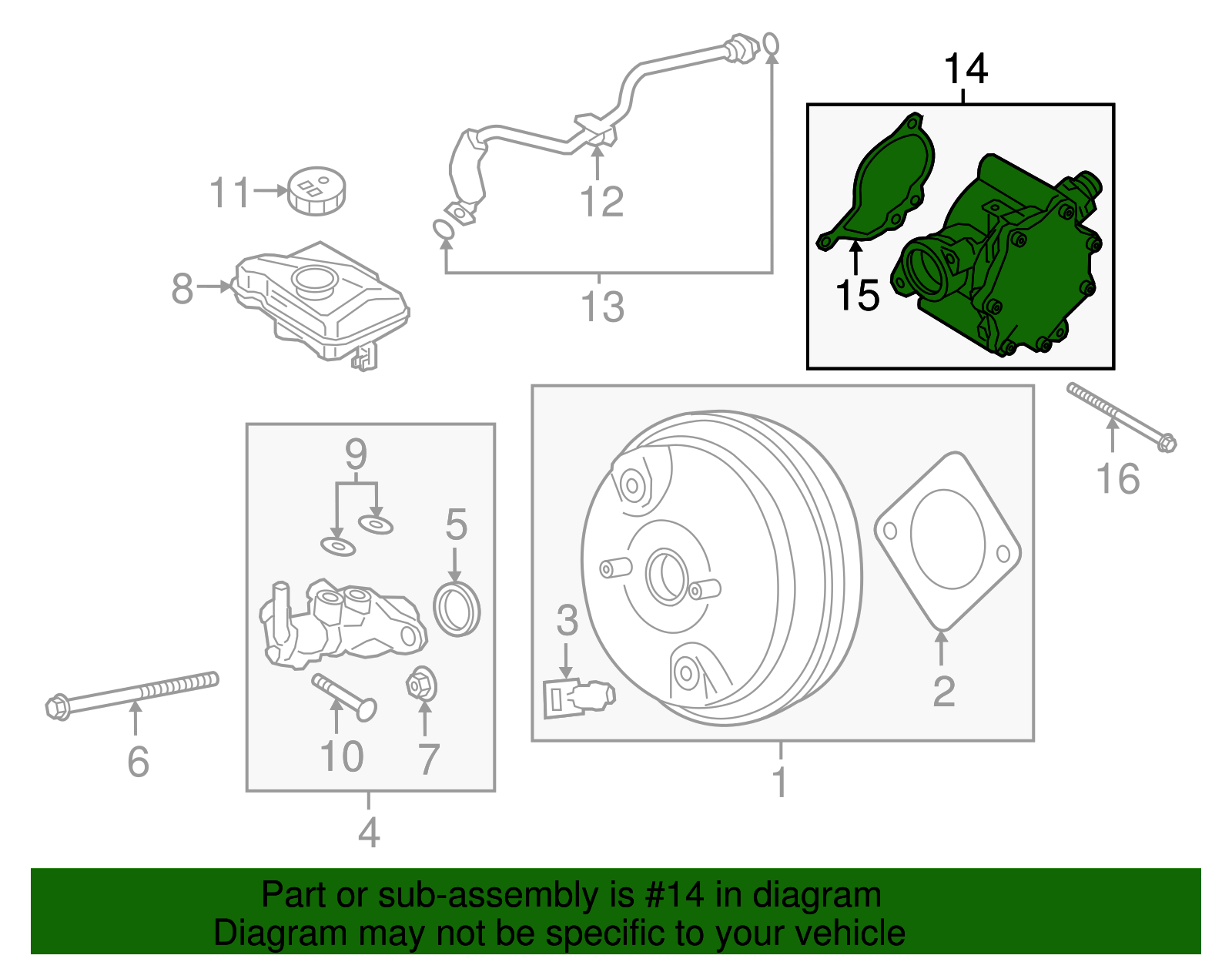 2015-2025 Volvo Vacuum Pump 31480558 | OEM Parts Online