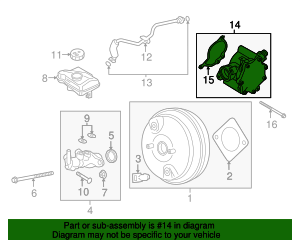 2015-2025 Volvo Vacuum Pump 31480558 | OEM Parts Online