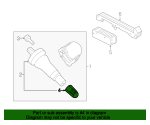 2017-2022 Ford Valve Stem Cap HU5Z-1A163-A | OEM Parts Online