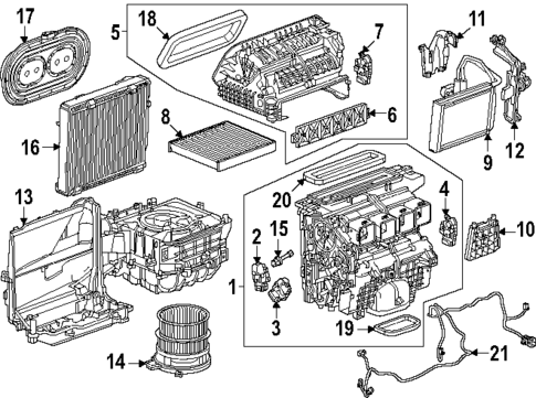 Evaporator & Heater Components for 2025 Chevrolet Silverado EV | GM ...