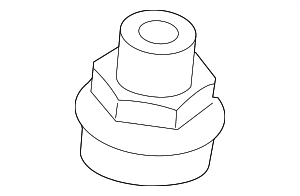 2008-2015 Audi Base Nut WHT-002-427 | Audi USA Parts