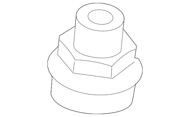 2008-2015 Audi Base Nut WHT-002-427 | Audi USA Parts