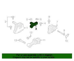 2017-2020 Hyundai Elantra Mount Bracket 21825-F3000 | QuirkParts