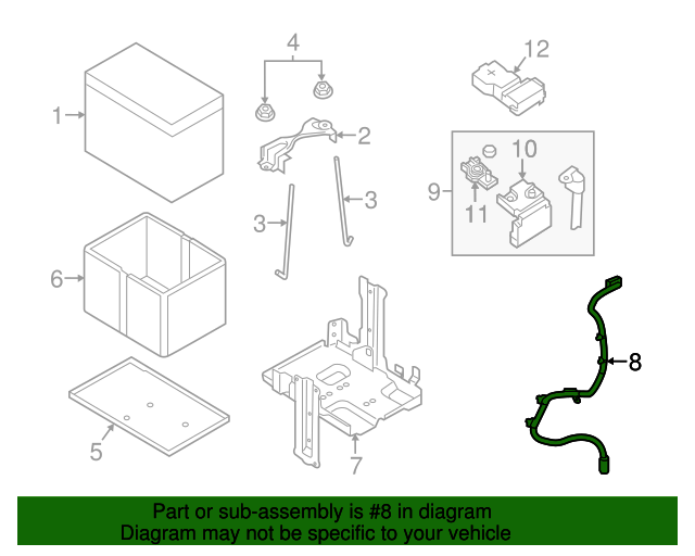 2017-2020 Nissan Rogue Negative Cable 24080-7FR0A | Ziegler Nissan of ...