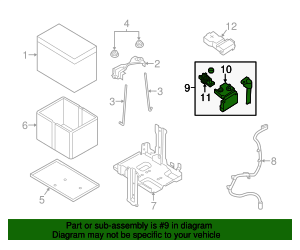 2019-2020 Nissan Rogue Negative Cable 24080-7FL0A | Temecula Nissan Parts