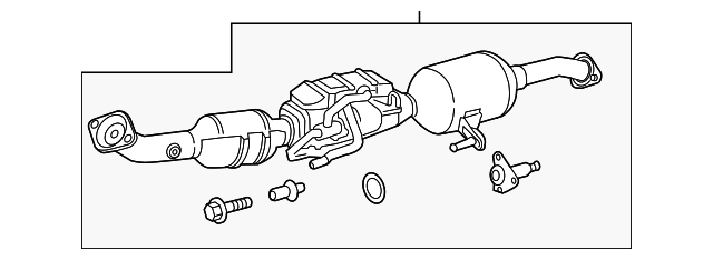 2016-2020 Toyota Front Pipe 17410-37B52 | Conicelli Toyota