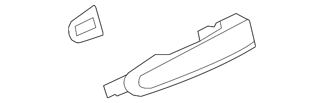 2012-2017 GM Handle, Outside front door 13577717 GM | GMPartsDirect.com