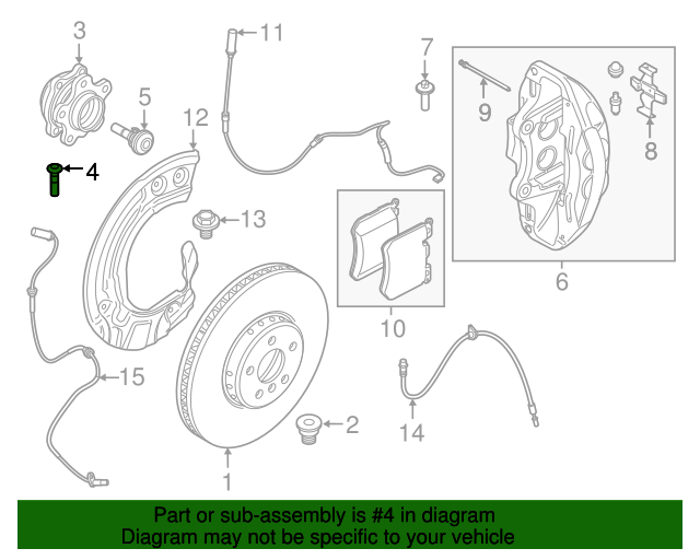 7148835169 - 2014-2024 BMW Hub Assembly Mount Bolt (07-14-8-835-169 ...