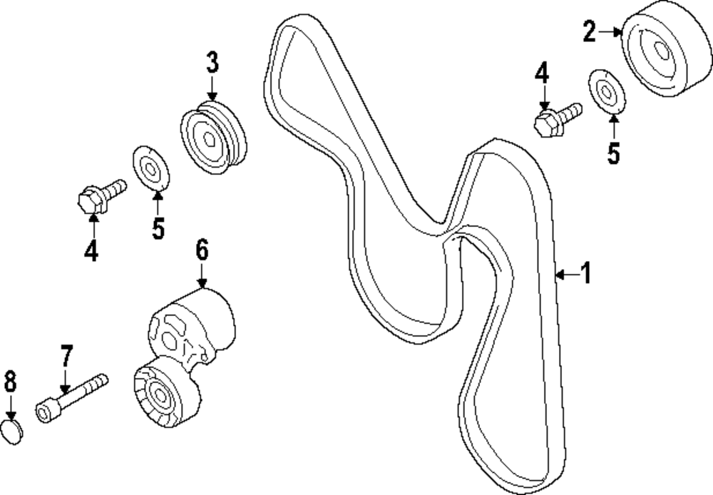 23780AA240 - 2022-2024 Subaru BRZ - Serpentine Belt | Subaru Parts HQ