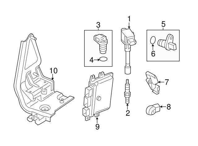19316338 - Camshaft Position Sensor O-Ring Seal 2015-2018 Chevrolet ...
