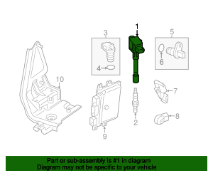 2015-2018 Chevrolet City Express Ignition Coil 19316340 GM ...