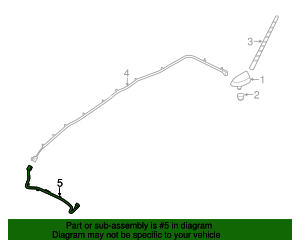 2013-2017 Hyundai Elantra GT Antenna Cable 96220-A5200 | Retail ...