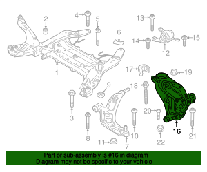 31-21-6-876-645 - Steering Knuckle 2016-2024 BMW | AutoNationParts.com