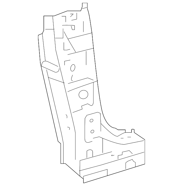 2019-2023 Toyota Corolla Hinge Pillar Reinforced 61108-12330 | Toyota ...