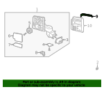 2020-2021 GM Black Driver Side Outside Rearview Mirror Housing Upper ...