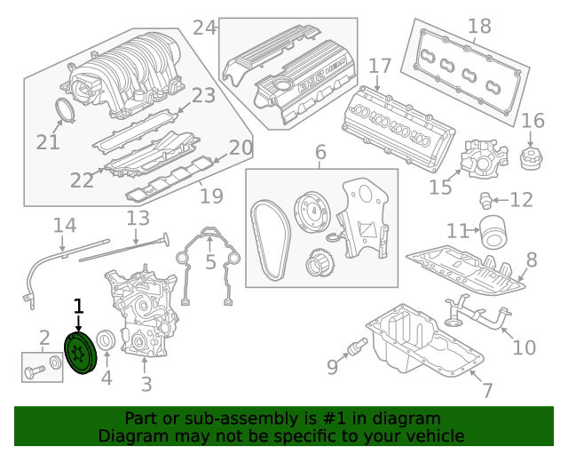 05038473AA - Vibration Damper - 2011-2021 Mopar | Mopar Parts Canada