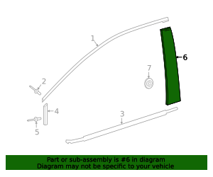 2019-2024 Toyota Door Applique 75755-02110 | Toyota Parts Center