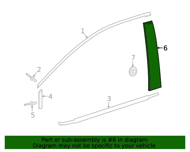 75756-02110 - Door Applique - 2019-2023 Toyota Corolla ...