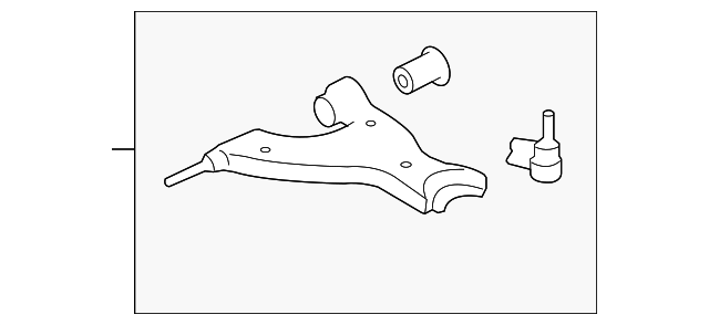 2007-2017 GM Front Driver Side Suspension Lower Control Arm 25995438 GM ...