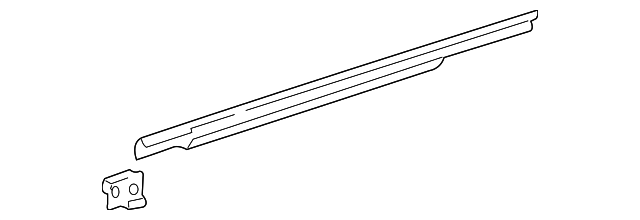 82220-39000 - Belt Weather-Strip - 2001-2005 Hyundai | Conicelli Hyundai