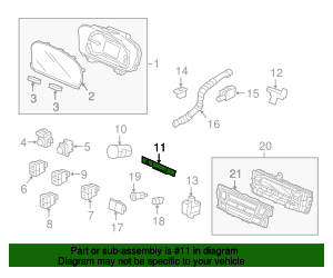 35510-TG7-A01 - Hazard Switch 2016-2021 Honda | Honda Parts Online