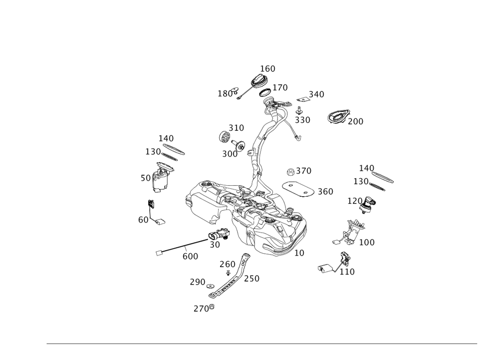212-470-13-94 - Suction Jet Pump 2012-2015 Mercedes-Benz C250 ...