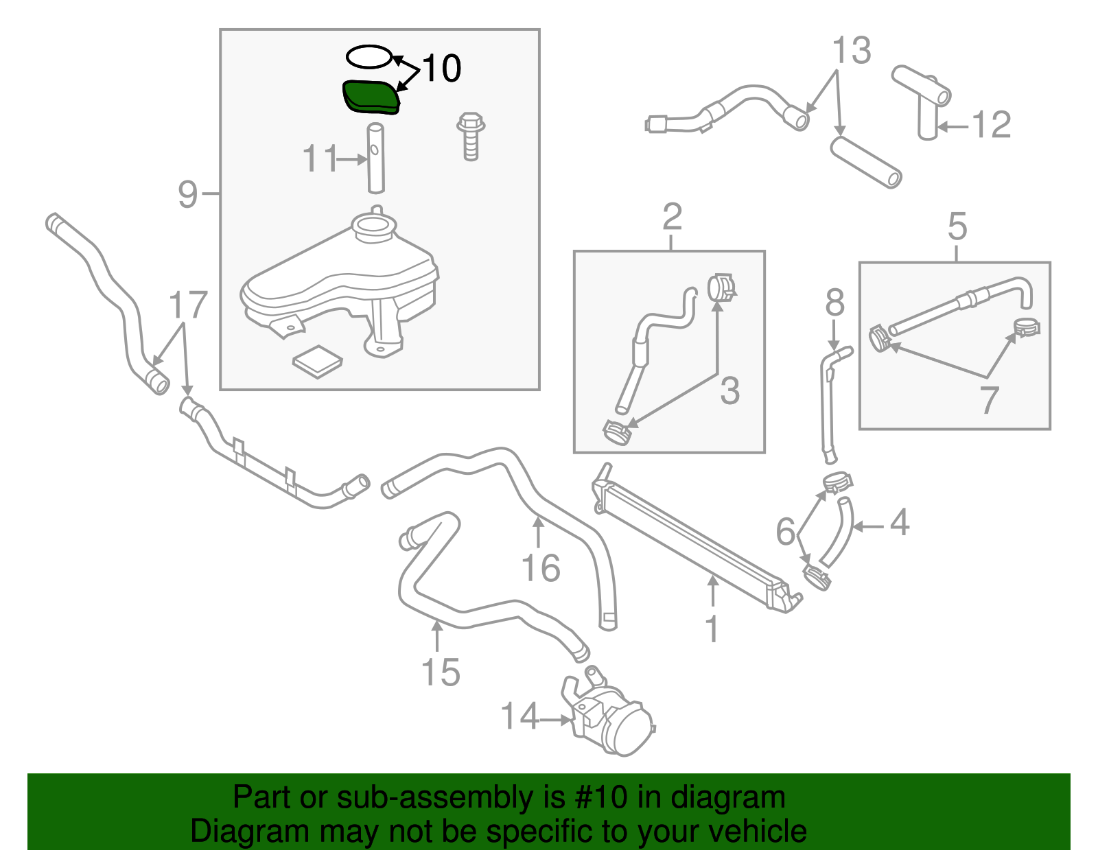 2011-2019 Hyundai Radiator Cap 25330-1P000 | Retail Performance Auto Parts