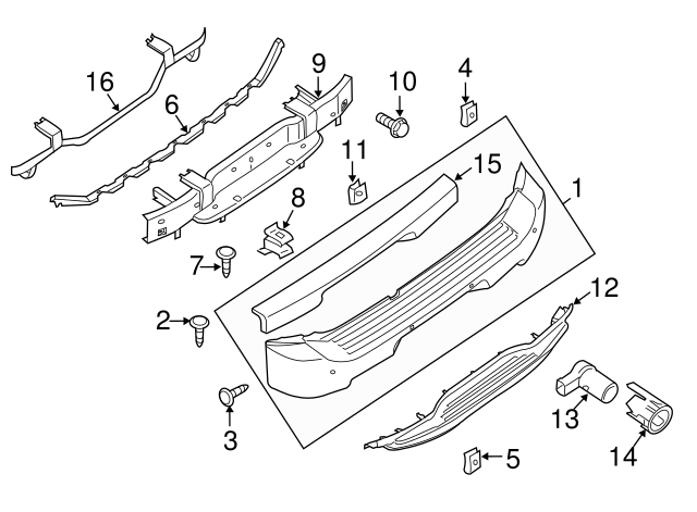 2000-2010 Infiniti Cover Assembly Clip 85284-AD000 | Infiniti Parts Online