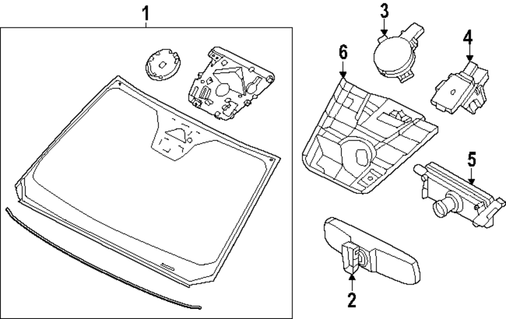 2024-2025 Ford Rain Sensor MU5Z-17D547-C | QuirkParts