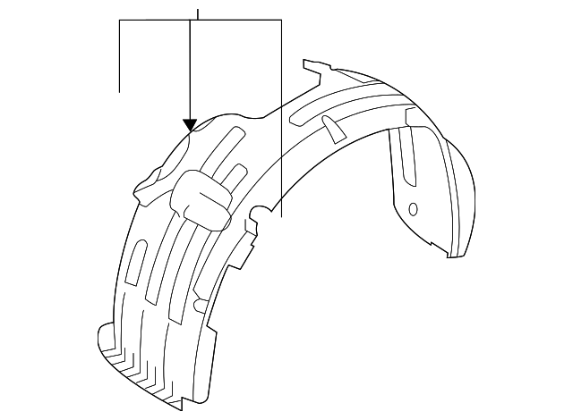 2019-2022 Kia Niro EV Fender Liner 86812-Q4000 | Retail Performance ...