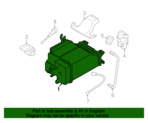 2004-2006 Subaru Vapor Canister 42035AE03A | OEM Parts Online