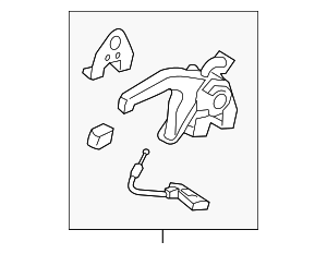 2017-2020 Hyundai Elantra Park Brake Handle 59710-F2100-TRY | OEM Parts ...