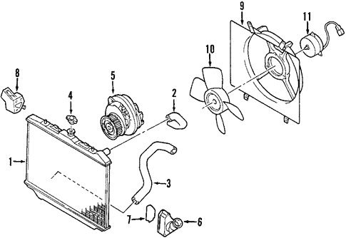 Cooling System for 2002 Isuzu Rodeo | Isuzu Parts Center
